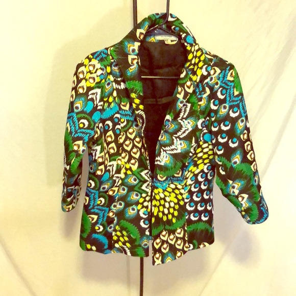 Laura Max | Jackets & Coats | Laura Max Peacock Quilted Blazer | Poshmark